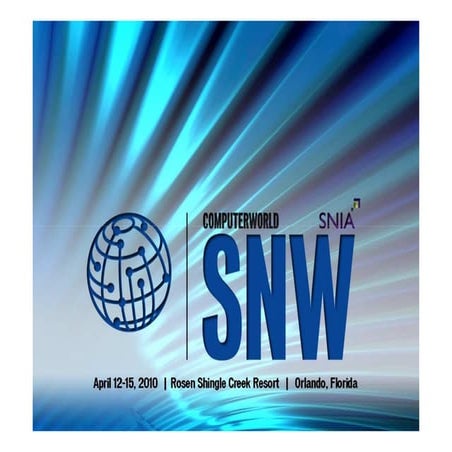 SNW Spring 10 Presentation | PDF