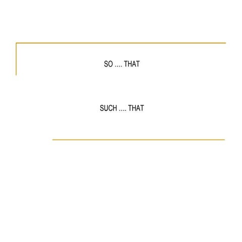 So Such | PPT