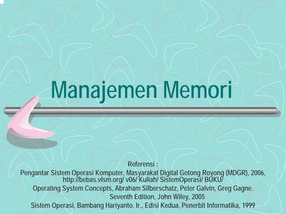 Manajemen memori | PPT