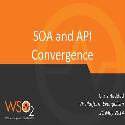 SOA and API Convergence | PDF | Internet | Computing