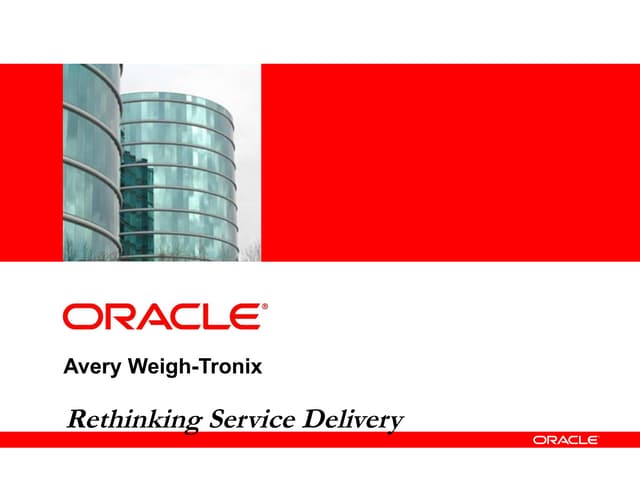 Oracle Real Time Resource Scheduling Ppt