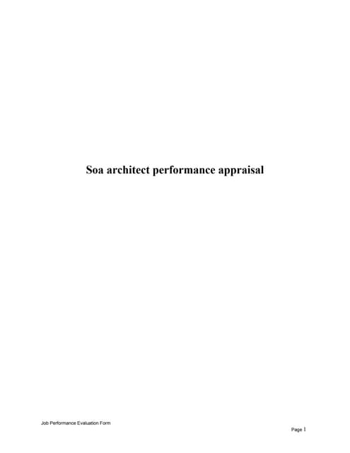 Senior civil engineer performance appraisal | DOC | Resume Writing and Advice | Job Search