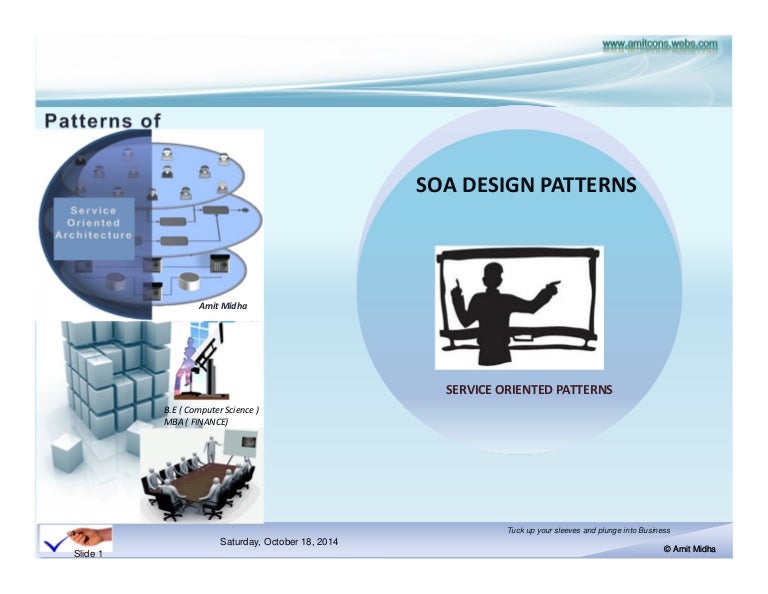 Soa Design Patterns A Comprehensive Course
