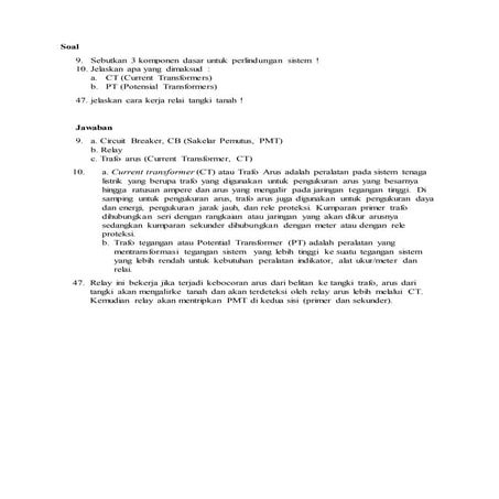 Soal trafo | DOCX