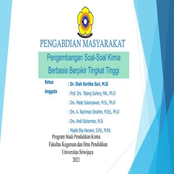 Pengenalan soal soal tipe HOTS higher order thinking skills | PDF