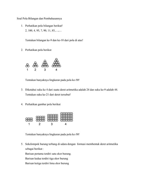 MATERI-POLA-BILANGAN KELAS VIII SMP. PPT | PDF