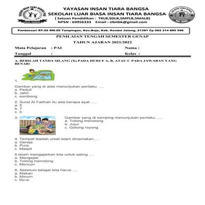 soal agama pts semester 2.docx