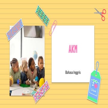 SOAL AKM.pptx bahasa inggris kelas 8 smp | PPT