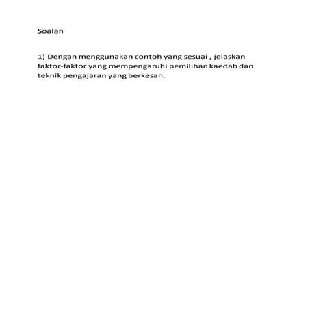 Soalan | PDF