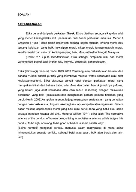 GEJALA RASUAH : MAKSUD, PUNCA, KESAN NEGATIF DAN CARA MENANGANINYA | DOCX