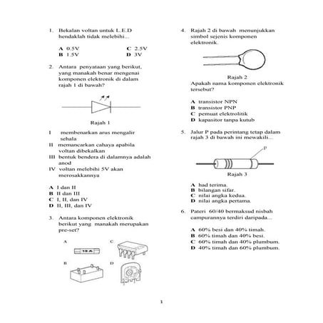 Soalan f1 | DOC