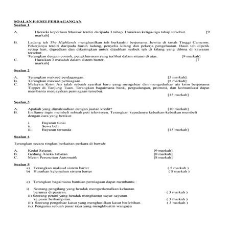 Soalan e esei pd | DOC