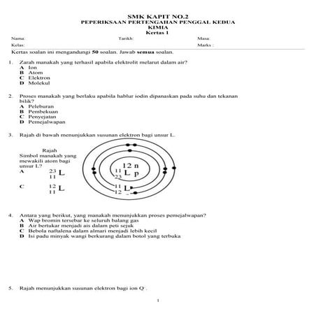 Soalan tubi-f4-kimia-bab-3-formula-persamaan-kimia | PDF