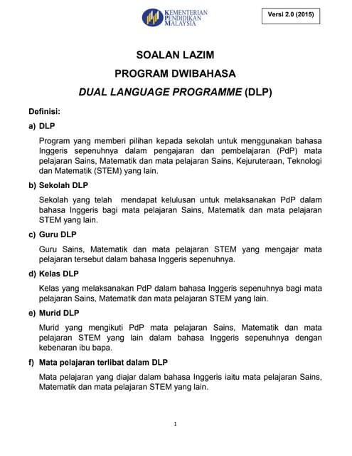 DLP Pe rolling programme | PPT