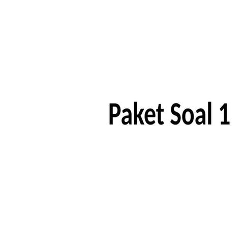 soal math lengkap dengan jawaban untuk presentasi | PPTX