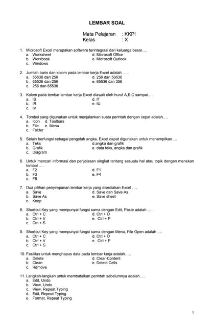 Latihan soal-tik-kelas-8-paket-1 | PDF