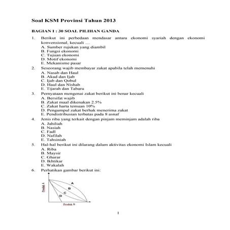 Soal KSM-P Ekonomi Terintegrasi Tahun 2013.pdf