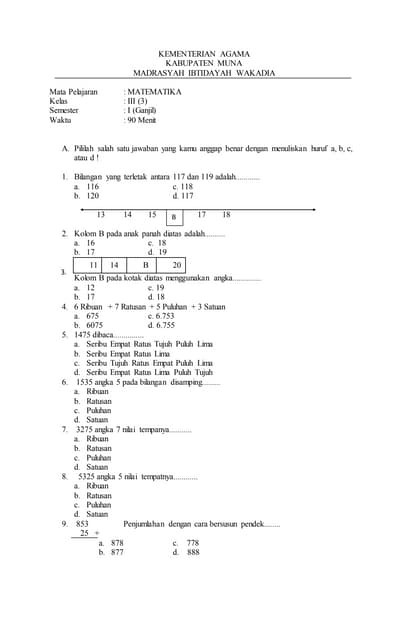 Soal matematika-1-12007 | PDF