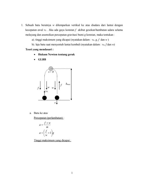 Pemodelan matematika pendulum | PDF