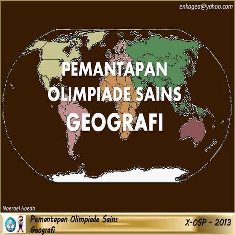 Soal Seleksi OSN Geografi Tingkat Provinsi 2013 noeroel hoeda | PDF