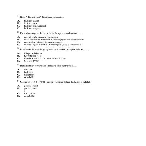 Soal pkn 8 | DOC