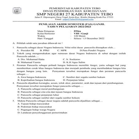 SOAL PPKN KLS 8 GANJIL 22.docx