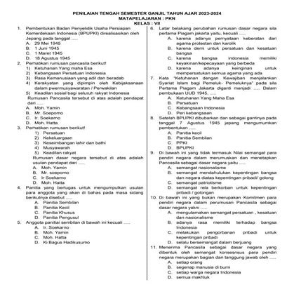 SOAL PTS PKN GANJIL TAHUN AJAR 2023 TANPA JAWABAN.docx