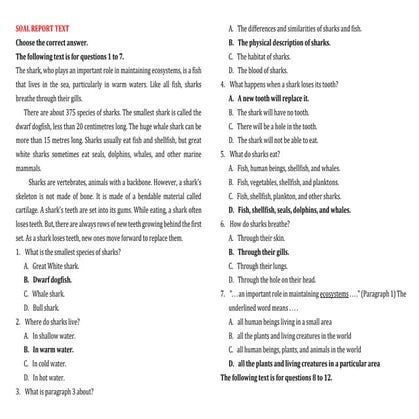 SOAL REPORT TEXT KUNCI JAWABAN.docx