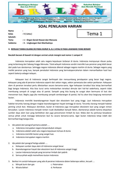 SOAL PAS TEMA 6 Kelas 4 (infodikdasmen.com).doc