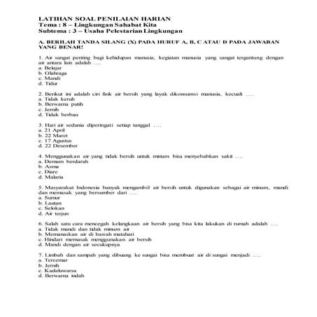 SOAL TEMATIK KELAS 5 SD tema 8 sub3.docx