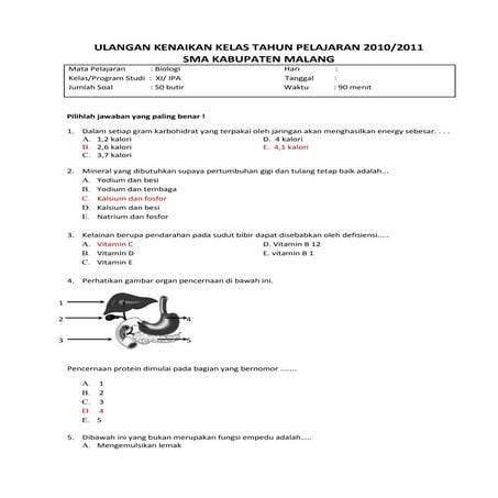 Soal ukk smt 2 1011 | DOCX