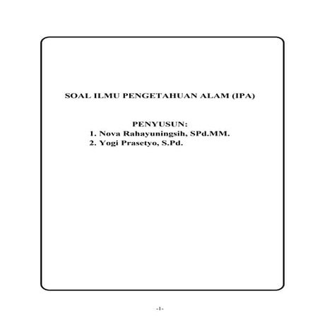 SOAL US IPA 2020-2021 | DOC