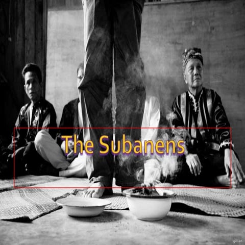 SoAn- The Subanens | PPTX