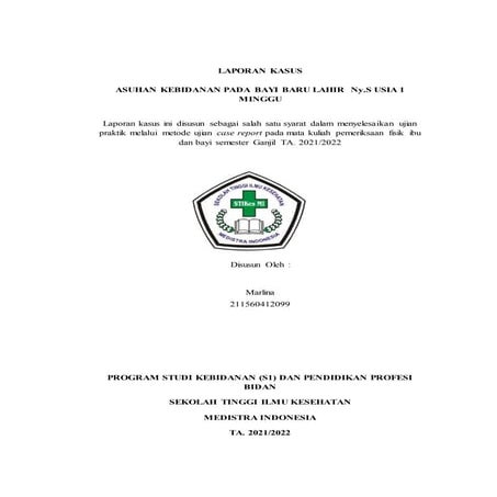 askeb Bayi Baru Lahir NORMAL | DOCX