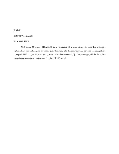 Contoh askeb bersalin normal | DOCX