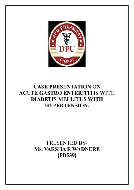 Case analysis in SOAP format | PPT