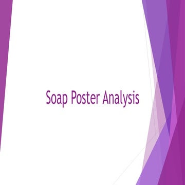 Soap Poster Analysis | PPTX