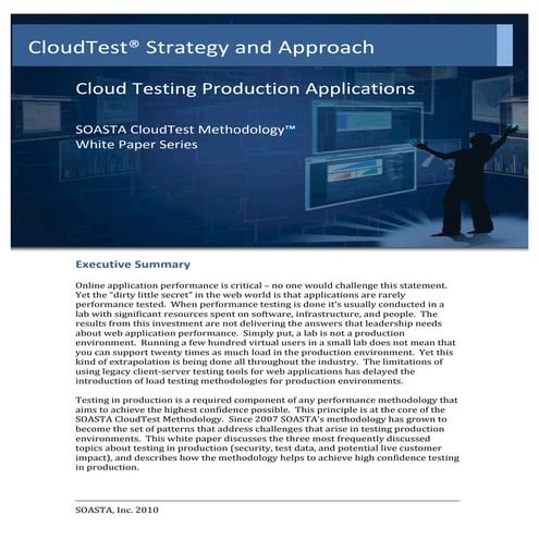 Soasta Testing Inproductionwhitepaperv10 Pdf Cloud Computing
