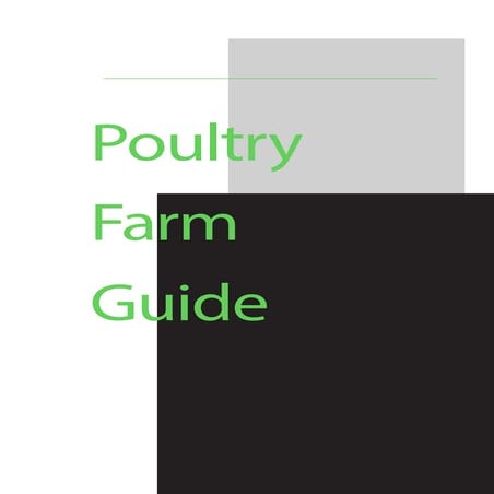 SOBA-Poultry-Farm-Guide for poultry farmers | PDF