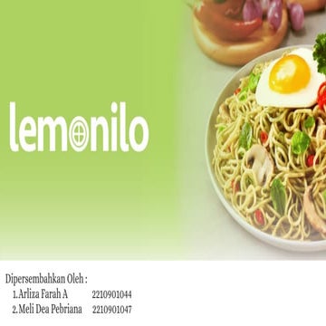 Sobat Lemonilo - Konsultasi Manajemen Web dan Media Sosial | PDF