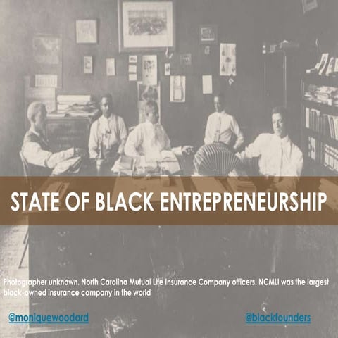 The State of Black Entrepreneurship | PPTX