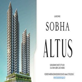 sobha altus Sector 106 Gurgaon brochure plan pdf | PDF