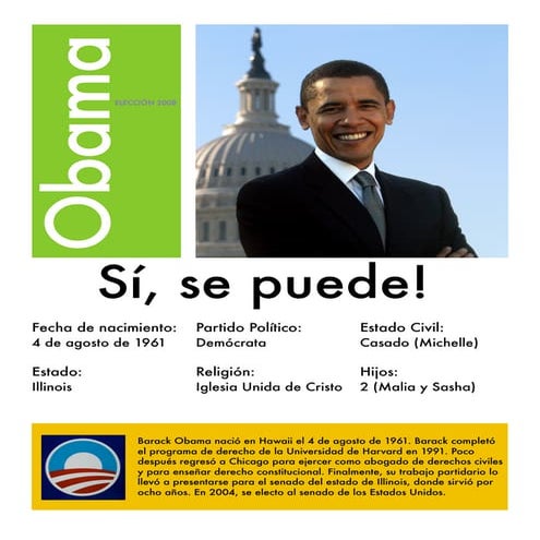 Barack obama biografia | PPT