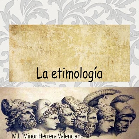 Presentación sobre la Etimología II 2020 | PPTX