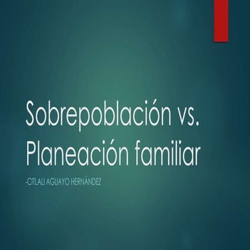 SOBREPOBLACIÓN: sin duda el más grave de los problemas... | PPTX