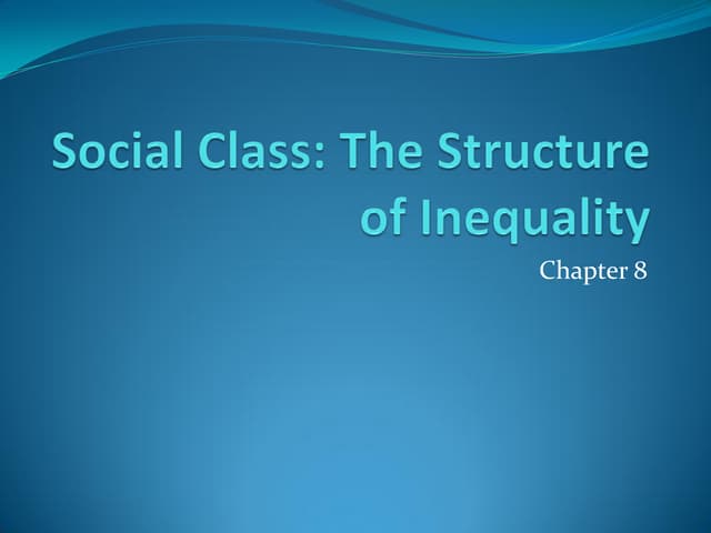 Social stratification | PPTX