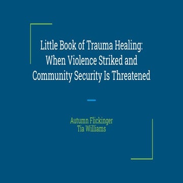 Little Book of Trauma Healing by Carolyn Yoder | PDF