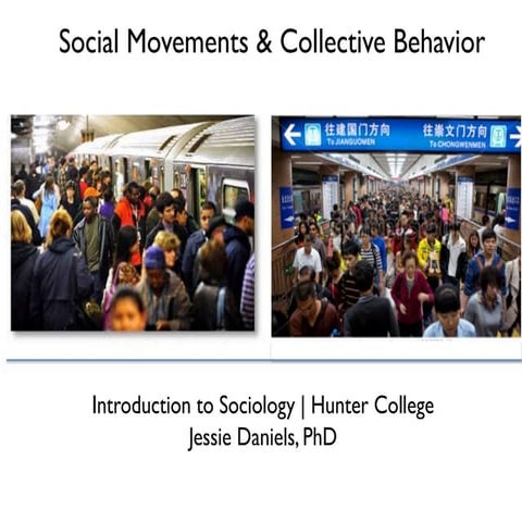 Soc101 - Collective Behavior & Social Movements | PDF