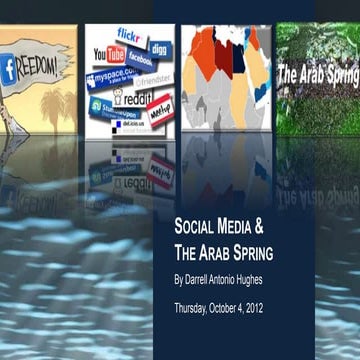 Social media and the arab spring | PPTX | Civic affairs | Politics