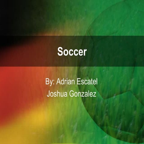 Soccer Presentation | PPT